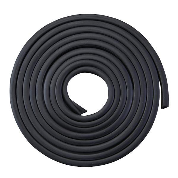 サイズ/約幅1.2×奥行0.6×長さ240cm重量/約143g内容量/1巻材質/EPDM（エチレンプロピレンゴム）カラー/ブラック生産国/台湾製●板素材やエッジの保護に役立つ溝付きゴムです。●ガラス、アクリル、鉄板等の破損を防止できます。●...