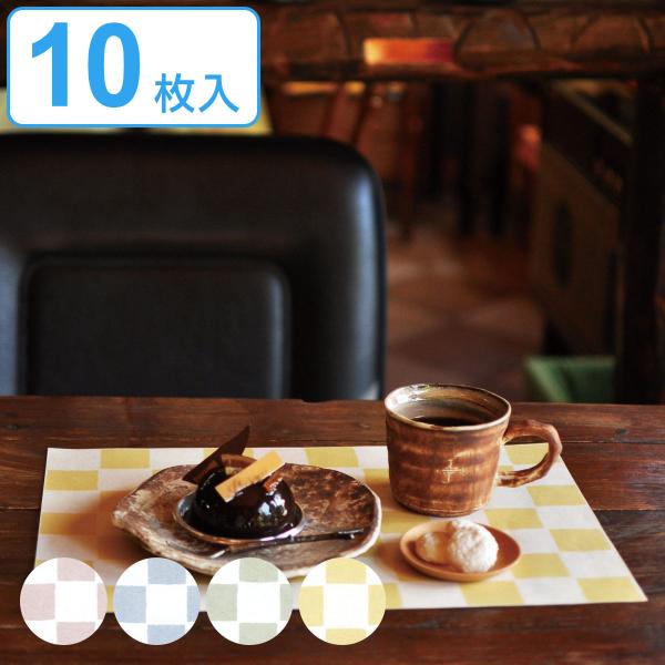 サイズ/約横38.5×縦25.5cm内容量/10枚入材質/紙種類/あずき、藍、抹茶、からし生産国/日本製●和洋様々なシーンで、食卓を華やかに演出してくれる紙製ランチョンマットです。●ランチョンマット以外にも和小物づくりにもお使いいただけます...