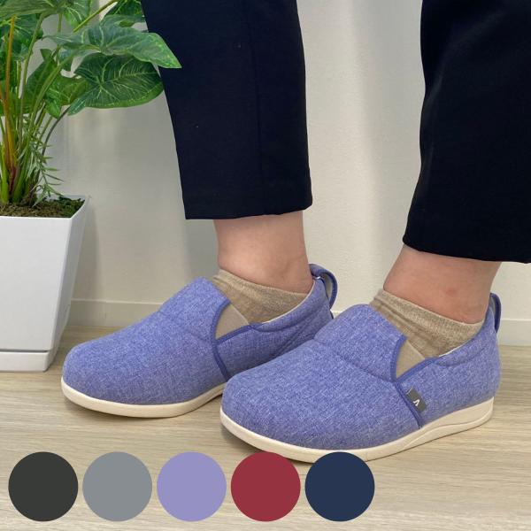 サイズ/S~LL材質/表：ポリエステル100％内：ポリエステル100％底：合成底（EVA樹脂）種類/ブラックS、ブラックM、ブラックL、ブラックLL、グレーS、グレーM、グレーL、グレーLL、ラベンダーS、ラベンダーM、ラベンダーL、ラベン...