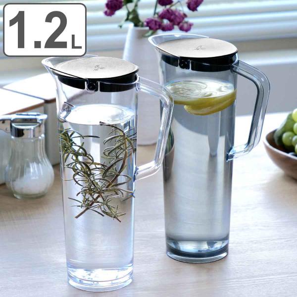 サイズ/約幅15.1×奥行9.7×高さ27cm重量/約289g容量/約1.2L内容量/1個材質/本体：AS樹脂フタ：ポリプロピレン種類/クリア、クリアブラック生産国/日本製パーツ別耐熱温度/本体：100度フタ：120度耐冷温度/-20度食器...