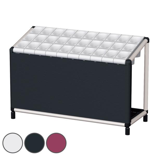 サイズ/約幅75.5×奥行30.5×高さ50.3cm幕板高さ：33.2cm重量/約8.8kg内容量/1台付属品：水受皿×2、アジャスター材質/本体：ステンレスクラッド管スリーブ：ABS樹脂幕板：電気亜鉛メッキ鋼板粉体塗装サテンブラック水受皿...