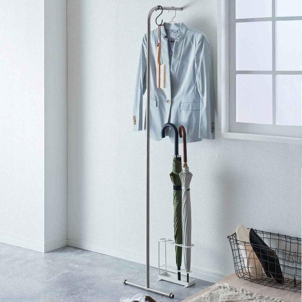 サイズ/約幅35×奥行39×高さ150cm直立時：約幅35×奥行2×高さ152cm内容量/1セット材質/ステンレスパイプ・ABS・PP・ステンレス・スチール生産国/中国製耐荷重/約4kg組立状態/お客様組立品●魅せる物干しスタンドです。●お...