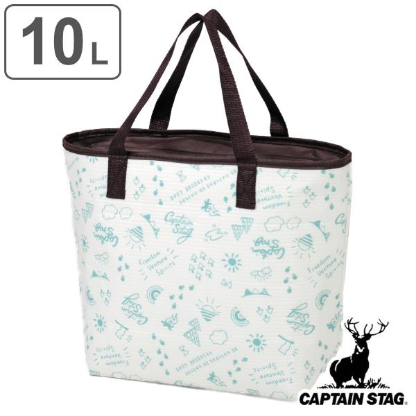 サイズ/約幅43×奥行14×高さ30cm重量/約70g容量/約10L内容量/1個材質/表地：OPPフィルム内面：PE発泡ウレタンアルミ蒸着断熱材：ポリエチレン●キャプテンスタッグの爽やかでポップなロゴが入ったブランシュシリーズの保冷バッグで...