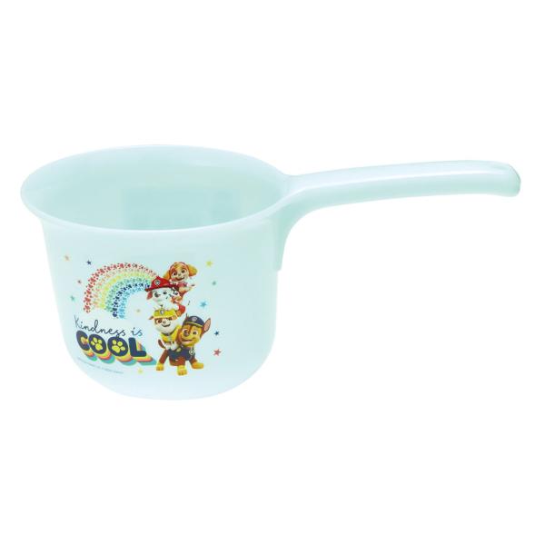 サイズ/約幅25.5×奥行14×高さ10.5cm（持ち手含む）重量/約100g内容量/1個材質/ポリプロピレンカラー/パウパトロール生産国/中国製耐熱温度/90度●毎日のお風呂が楽しくなるキャラクターの片手おけです。●小振りなサイズで、お子...