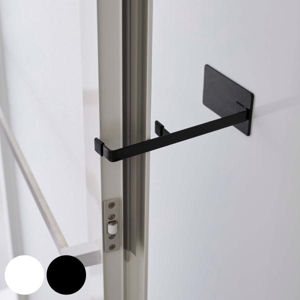 サイズ/約幅9×奥行19.5×高さ6cm内容量/1個材質/本体：スチール(ユニクロメッキ+粉体塗装)、マグネット先端緩衝材：シリコーン種類/ホワイト、ブラック生産国/中国製耐荷重/約2.4kg（壁面から垂直方向）●浴室扉を開けたままキープし...