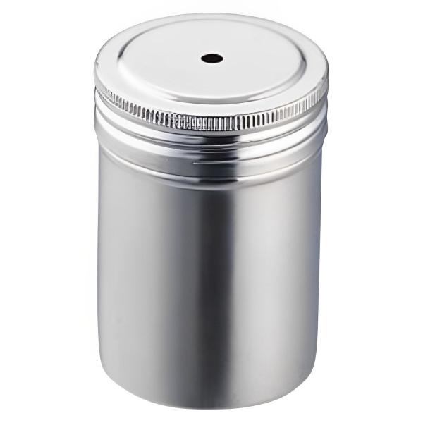 サイズ/約高さ7.9cm直径：約5.7cm内容量/1個材質/18-8ステンレス生産国/日本製●お手入れが簡単な18-8ステンレス製の調味料入れです。●お店の厨房のような雰囲気を楽しめる見た目がポイントです。●口が細いため、ゴマを出す時も調節...