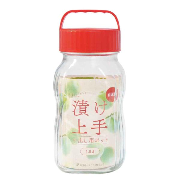 サイズ/約幅11.4×奥行10×高さ25.2cm重量/約720g容量/約1.5L内容量/1個材質/本体：ソーダライムガラス外蓋・内蓋注ぎ口：ポリプロピレン樹脂内蓋：ポリエチレン樹脂（抗菌剤入）生産国/日本製パーツ別耐熱温度/外蓋・内蓋注ぎ口...