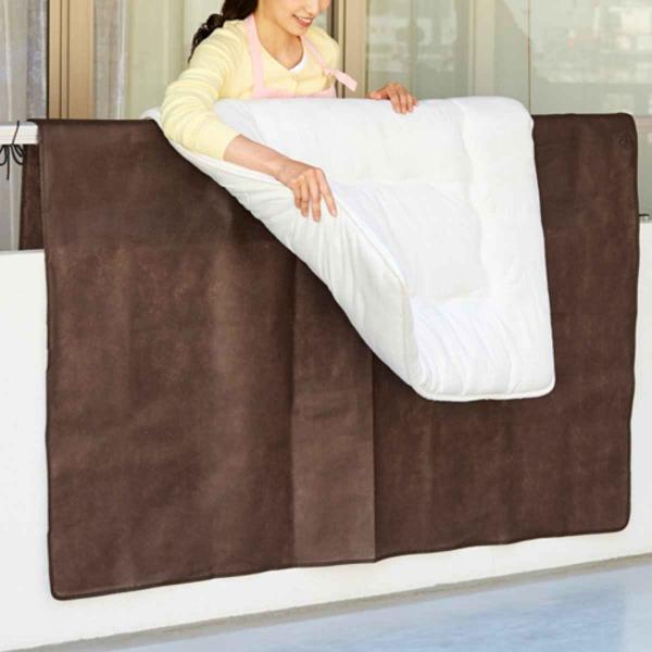 サイズ/約横160×縦220cm内容量/本体：1枚収納袋：1個材質/ポリプロピレン不織布生産国/中国製洗濯/不可●ベランダの汚れを気にせず布団の下に1枚敷くだけで、汚れを防止できるシートです。●ヒモを結んで固定できるので風で飛ばされにくいで...