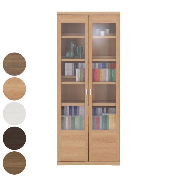 サイズ/約幅74.3×奥行32.7×高さ180cm内容量/1台付属品：棚板8枚固定金具材質/プリント化粧板種類/ブラウン、ダークブラウン、ホワイトウッド、ナチュラルA、グレージュ生産国/日本製棚板1枚あたり耐荷重/15kg組立状態/完成品●...