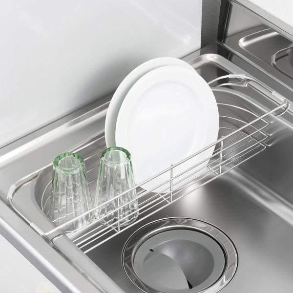 サイズ/約幅47×奥行12.2×高さ8.4cm【バスケット部分】外寸：約幅39×奥行12.2×高さ8.4cm内寸：約幅38.8×奥行10.7×高さ7.8cm重量/約375g内容量/1個材質/18-8ステンレスクッションチューブ：シリコーンゴ...