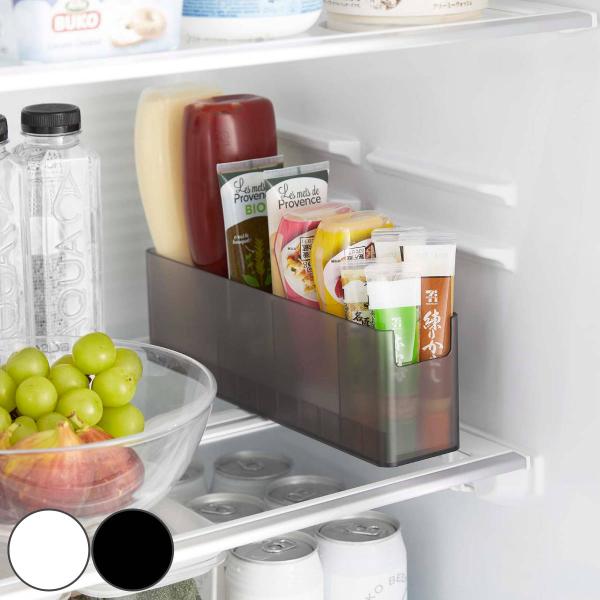 サイズ/外寸：約幅6.5×奥行30×高さ9.2cm内寸：約幅5.4×奥行29.3×高さ8.8cm開口部：約幅6×奥行29.3cm内容量/1個材質/PS樹脂　種類/ホワイト、ブラック生産国/中国製耐熱温度/90度耐冷温度/-40度●チューブの...