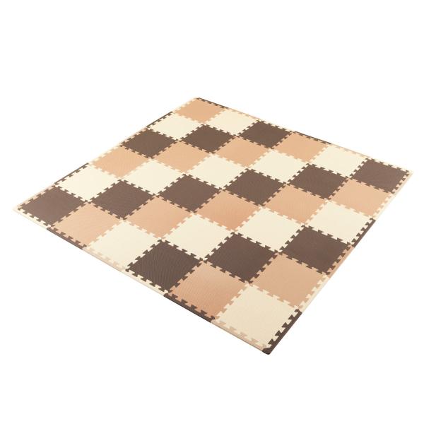 サイズ/約横184×縦184cm厚さ：約1cm1枚あたりのサイズ：約幅31.5×奥行31.5重量/約2.6kg内容量/本体：36枚フチ：30本材質/ポリエチレン生産国/中国製洗濯/手洗いのみ可能●キレイに仕上がるフチ付きジョイントマット36...