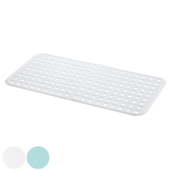 サイズ/約幅66.5×奥行33.5×高さ0.8cm内容量/1枚材質/ポリエチレン種類/ホワイト、ミントブルー生産国/日本製耐熱温度/70度●シンクの底に敷くことで食器やシンクを傷から守ります。●大きいシンク対応。キズ防止 汚れ防止 調理台 ...