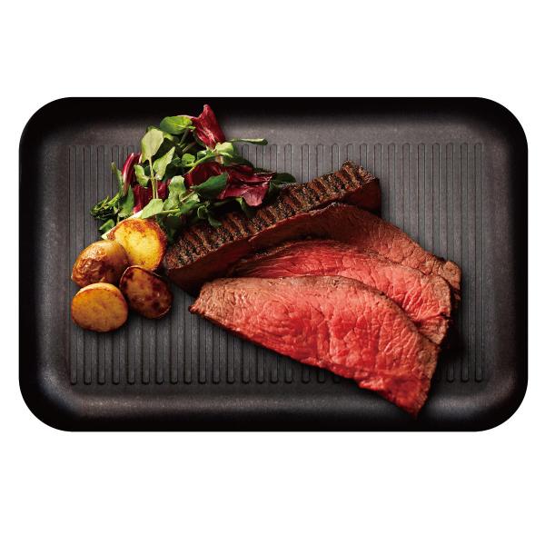 サイズ/約幅30×奥行20.5×高さ3.5cm重量/約570g内容量/1個材質/アルミニウム合金（内面ふっ素樹脂塗膜加工）生産国/中国製●焼き肉や野菜のグリルにぴったりな、コンパクトホットプレート専用のオプショングリルプレートです。●プレー...