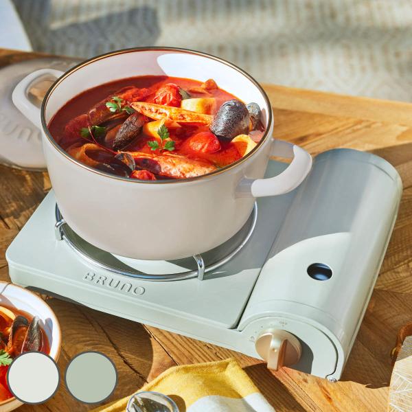 サイズ/約幅32.3×奥行26.2×高さ8.6cm重量/約1.3kg内容量/1個材質/本体：鋼板（粉体塗装）、亜鉛メッキ鋼板（粉体塗装）汁受け：アルミメッキ鋼板（耐熱塗装）ごとく：鉄（クロームメッキ）バーナー：アルミメッキ鋼板種類/アイボリ...