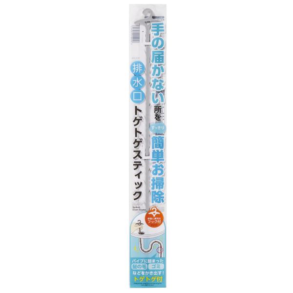 サイズ/約幅5×奥行0.3×高さ51.5cm内容量/1個材質/ポリプロピレン生産国/中国製●細長いスティックを排水口のパイプに入れて掃除できます。●浴室、洗面台、キッチンなど排水パイプの内部に詰まった髪の毛・ゴミをかき出します。●パイプのカ...