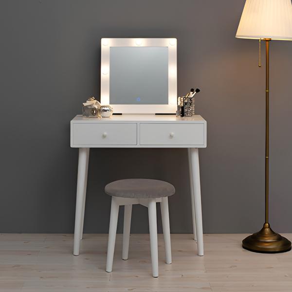 サイズ/約幅75×奥行47×高さ122cm内容量/1台材質/構造部材：【座部】繊維板、【脚部】：天然木表面加工：ラッカー塗装張り材：ポリエステルクッション材：ウレタンフォームライト：LED（合計7W）生産国/中国製組立状態/お客様組立品●L...