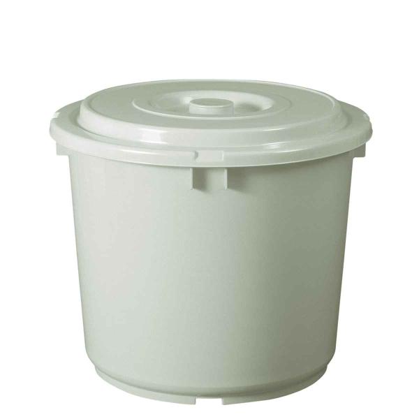 サイズ/約高さ47.5cm直径：約56.5cm容量/約75L内容量/1個付属品：押し蓋材質/本体・蓋：ポリエチレン押し蓋：ポリプロピレン生産国/日本製●お手軽に本格的な漬物作りができるプラスチック製の漬物容器75型（押し蓋付き）です。●プラ...