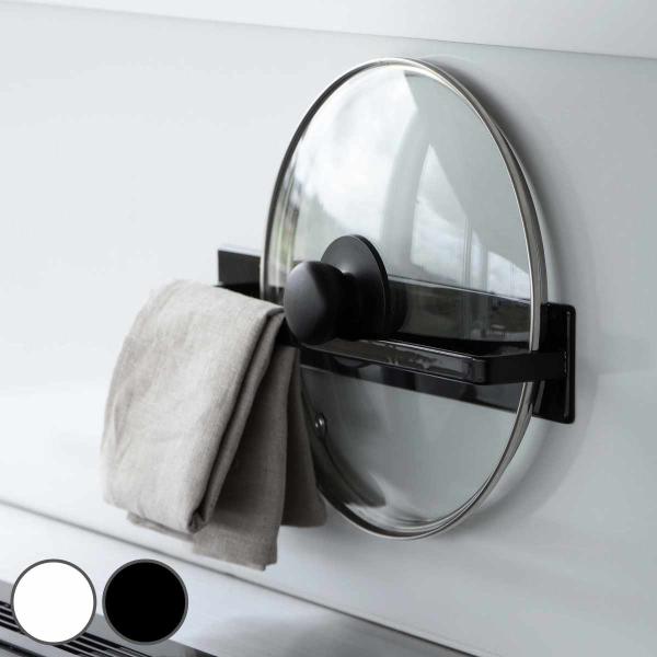 サイズ/外寸：約幅28×奥行4.5×高さ5cm内寸：約幅26.8×奥行3.8cm内容量/1個付属品：フック×2材質/本体：スチール（粉体塗装）、マグネット滑り止め：シリコーン種類/ホワイト、ブラック生産国/中国製耐荷重/約1.5kg（ハンガ...