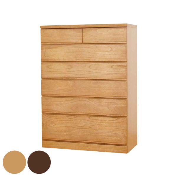 サイズ/約幅88.4×奥行44.7×高さ121.8cm内容量/1台材質/表面：桐無垢種類/ナチュラル、ウォールナット生産国/日本製引き出し段数/6段組立状態/完成品●衣類収納に優れたナチュラルな桐チェスト6段、約幅89cmです。●和・洋問わ...