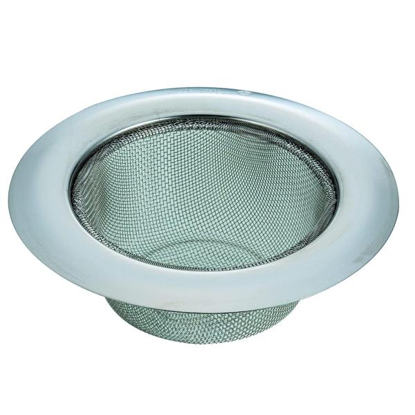 サイズ/約高さ4.5cm直径：約13cm適応する排水口サイズ：約口径9〜11cm重量/約65g内容量/1個材質/18-8ステンレス生産国/中国製●排水口に流れるゴミをキャッチする、ステンレス製の排水栓ネットです。●排水口にポンと被せるだけで...