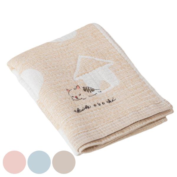 サイズ/約横25×縦75cm内容量/1枚材質/綿89%、ポリエステル10%、ポリウレタン1%種類/ピンク、ブルー、ベージュ生産国/日本製●動物モチーフを施したかわいらしいデザインのフェイスタオルです。●撚りが少なく、隙間の多い糸を丁寧に織り...