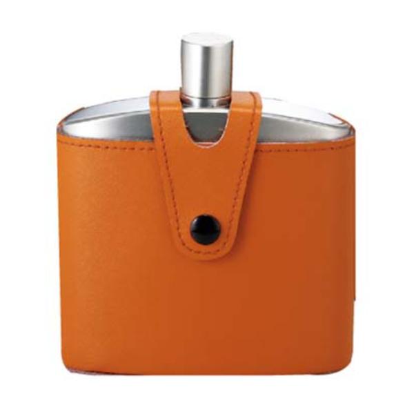 サイズ/約幅9.7×奥行2.7×高さ11.2cm重量/約167g容量/約170ml内容量/1個付属品：本革ケース材質/本体：18-8ステンレス、ポリプロピレンケース：本革、シリコーンゴム生産国/中国製●ウイスキーを気軽に持ち運べるステンレス...