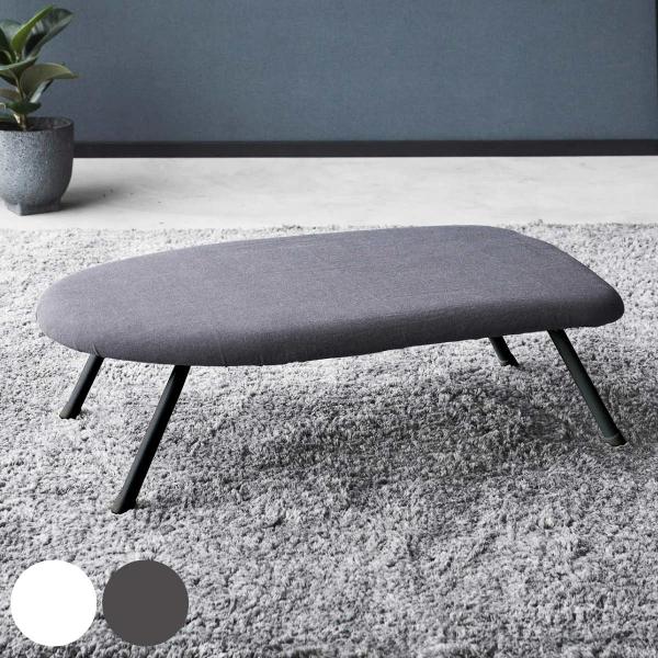 サイズ/約幅60×奥行36×高さ20cm内容量/1台材質/表面布：ポリエステル・綿クッション材：ポリエステル天板：ポリプロピレン脚部：スチール（粉体塗装）キャップ：ポリエチレン種類/ホワイト、ダークグレー生産国/中国製●やわらかい質感のコッ...