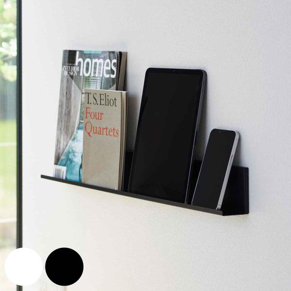 サイズ/約幅60×奥行6×高さ8cm重量/約700g内容量/1個石こうボードピンセット×4、木ネジ×4材質/本体：スチール（粉体塗装）取り付けベース：ABS樹脂種類/ホワイト、ブラック生産国/中国製耐荷重/約3kg●タブレットPCや本を石こ...