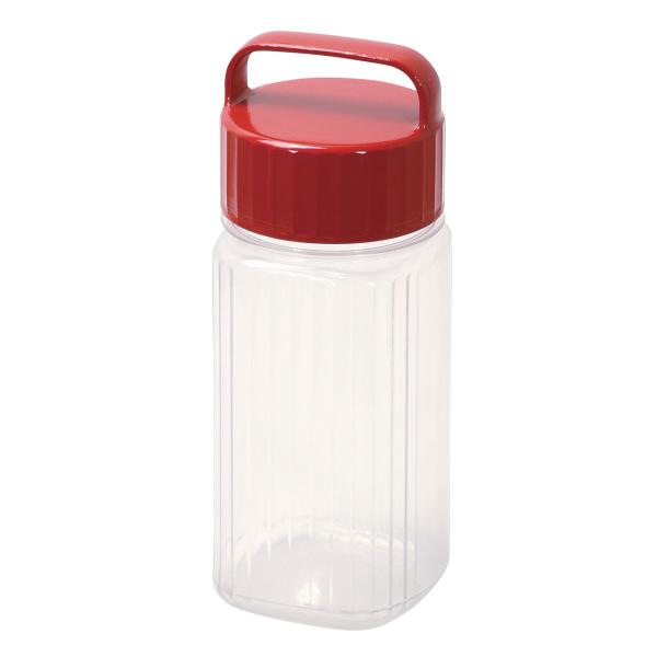 サイズ/約幅9.5×奥行9.5×高さ24cm容量/約1.2L内容量/1個材質/本体：PET外蓋・注ぎ口蓋：ポリプロピレン中蓋：ポリプロピレン・熱可塑性エラストマー生産国/日本製パーツ別耐熱温度/本体：60度、外蓋・注ぎ口蓋：100度、中蓋：...