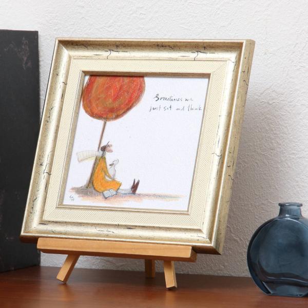 サイズ/約横23.5×縦23.5cm重量/約0.4kg内容量/1枚付属品：額（吊金具付き）、額吊紐材質/樹脂フレーム仕様:絵の表面を特殊ゲル加工●イギリスの女性作家サム・トフトのアートフレームです。●絵と額がセットになった商品です。●熟練し...