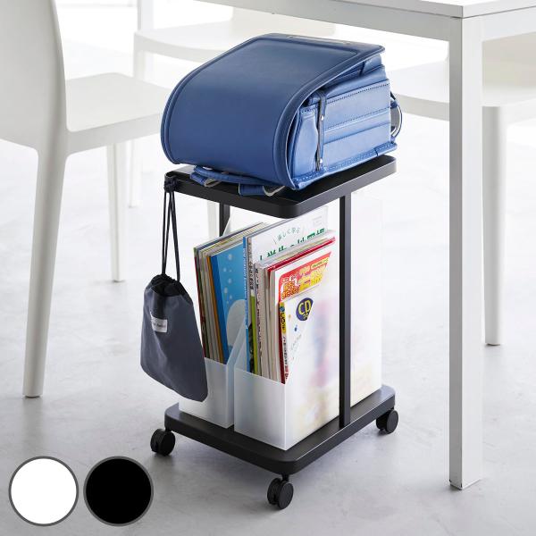 サイズ/約幅26×奥行32×高さ45cm(キャスター含む)内寸天板：約幅26×奥行29cm下段棚：約幅23×奥行32×高さ37cm重量/約2.5kg内容量/本体：1個付属品：六角レンチ、フック×2材質/本体：スチール(粉体塗装)キャスター：...