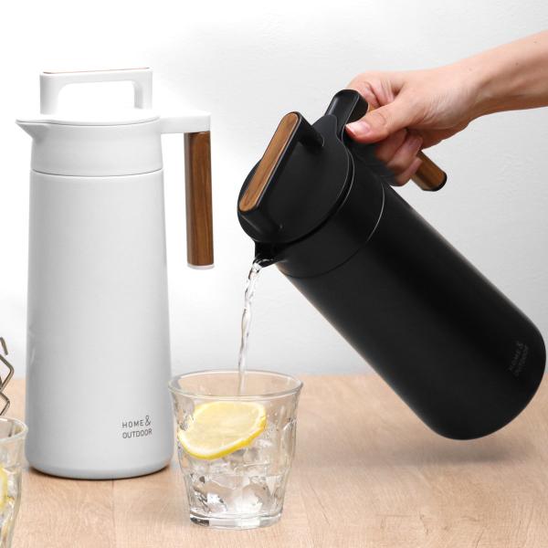 サイズ/約幅15×奥行10.5×高さ28.5cm重量/約681g容量/約1.1L内容量/1個材質/本体内側：18-8ステンレス鋼本体外側：ステンレス鋼(アクリル樹脂塗装)口がね・ハンドル：ポリプロピレンふた栓本体：ポリプロピレンふた栓金属部...