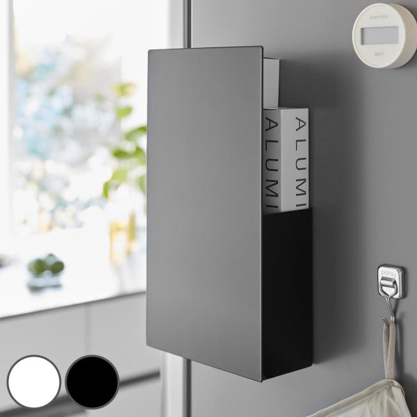 サイズ/外寸：約幅17.8×奥行8.3×高さ33.5cm内寸：約幅16.5×奥行7.7×高さ15.8cm重量/約1.2kg内容量/本体：1個付属品：フック×2材質/本体：スチール(粉体塗装)　マグネット　滑り止め：シリコーン種類/ホワイト、...