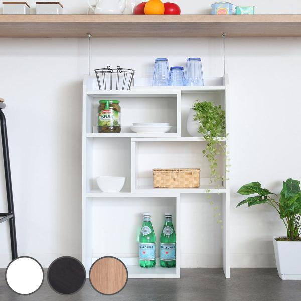 サイズ/約幅40〜72×奥行22×高さ80cm内容量/1台付属品：突っ張り金具2種類材質/本体：低圧メラミン化粧繊維板種類/ホワイト、ダークブラウン、ナチュラル生産国/中国製棚板1枚あたり耐荷重/最大伸長時：7kg無伸長時：15kg組立状態...