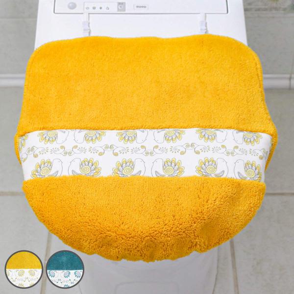 サイズ/洗浄・暖房型専用内容量/1枚材質/パイル：アクリル100％（抗菌防臭吸水速乾機能付き）プリント生地：綿100％種類/イエロー、ブルー生産国/日本製洗濯/洗濯機使用可能対応サイズ/縦40〜52×横43cmまでに対応●鮮やかなベースカラ...