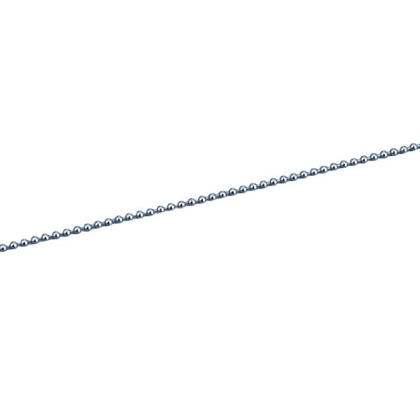 サイズ/約直径2.5mm×長さ30m内容量/1本生産国/日本製●直径2.5mm×長さ30mのボールチェーンです。●真ちゅうクロームメッキ製です。●ご希望の長さに加工して、バルブ表示札の設置などにご利用できます。※連結金具は付属していません。...