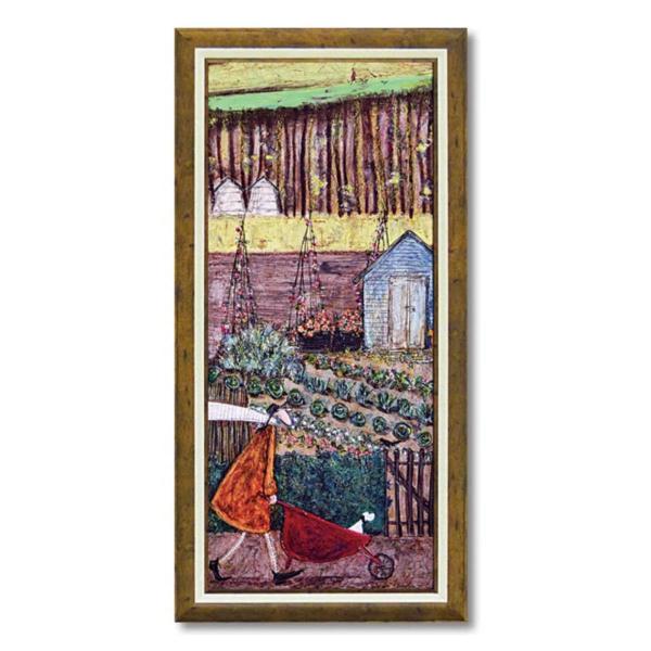 サイズ/約横46.5×縦94.5cm厚さ：約2.2cm重量/約1.6kg内容量/1枚付属品：額（吊金具付き）、額吊紐材質/樹脂フレーム仕様：絵の表面を特殊ゲル加工●イギリスの女性作家サム・トフトのアートフレームです。●絵と額がセットになった...