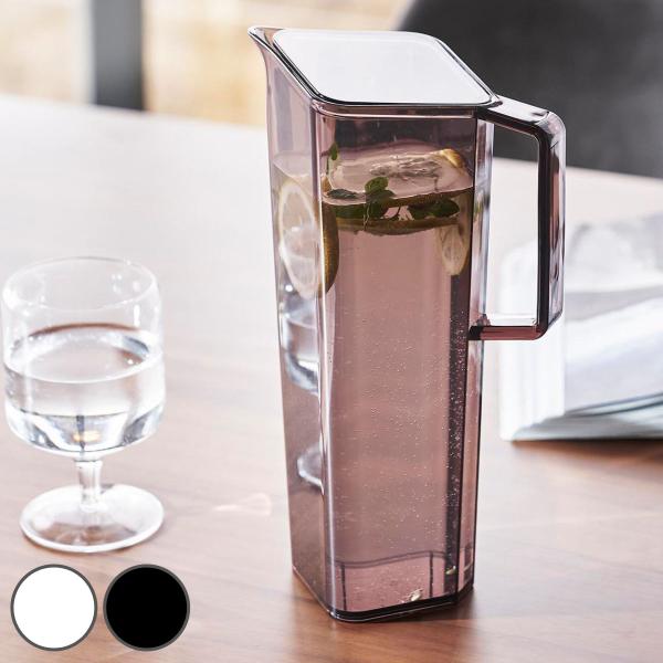 サイズ/約幅11.5×奥行15×高さ27cm重量/約390g内容量/1個材質/容器・蓋：メタクリルスチレン種類/ホワイト、ブラック生産国/中国製耐熱温度/100度耐冷温度/-40度食器洗い乾燥機/使用可能電子レンジ/使用不可●冷水専用の冷水...