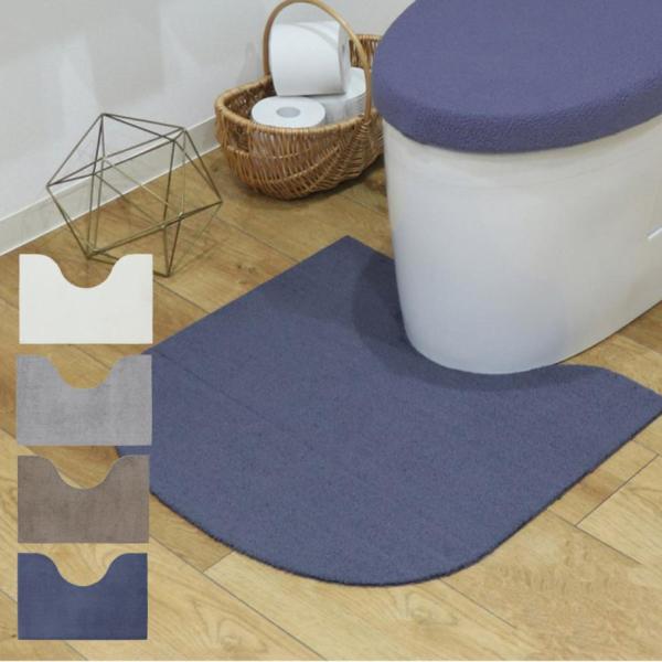 サイズ/約幅60×奥行40×高さ1cm重量/約300g内容量/1枚材質/ポリエステル100％種類/ネイビー、グレー、ブラウン、アイボリー生産国/中国製洗濯/洗濯機使用可能滑り止め/加工あり●汚れた部分だけお洗濯できる、お手入れが簡単なトイレ...