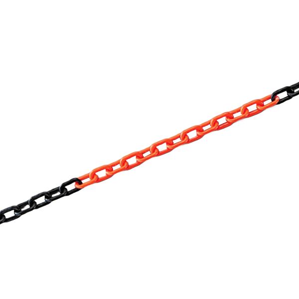 サイズ/線径：直径 約6（mm）長さ： 約10（m）チェーン内径：約9×26（mm）重量/約860g内容量/1本材質/ポリエチレン生産国/台湾製●軽量で安全なプラスチック製のチェーンです。●蛍光色を使用しているためよく目立ちます。●目的に合...