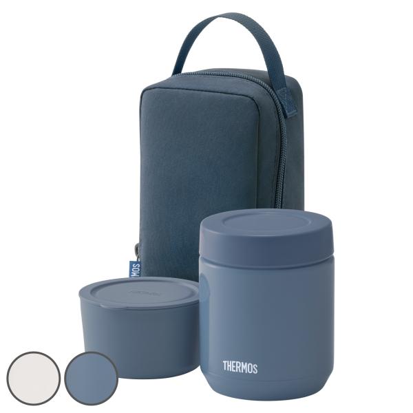 サイズ/約幅9×奥行9.5×高さ17cm口径：約6.5cm重量/約400g容量/総容量：550mlスープジャー：300ml、容器：250ml内容量/1個（スープジャー・容器・ポーチ）材質/【スープジャー】本体：ステンレス鋼（アクリル樹脂塗装...