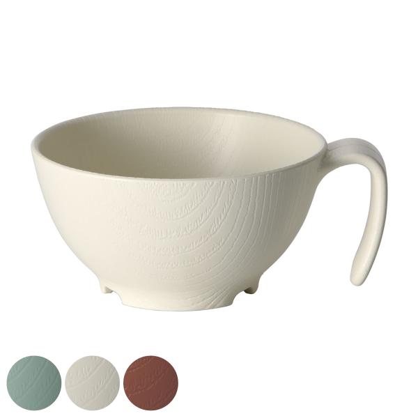 サイズ/約高さ6.2cm直径：約11.4cm※持ち手部分を除く容量/約340ml内容量/1個材質/ポリプロピレン種類/グリーン、クリーム、ブラウン生産国/日本製耐熱温度/140度食器洗い乾燥機/使用可能電子レンジ/使用可能オーブン/使用不可...