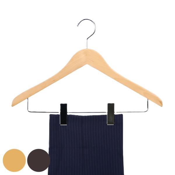 サイズ/約横43×縦29.8cm厚さ：約1.7cm重量/約194g内容量/2個セット（5本組×2）材質/本体：天然木フック・バー・クリップ：スチールすべり止め：EVA樹脂種類/クリア、ダークブラウン生産国/中国製●天然木を使用した、温かみの...