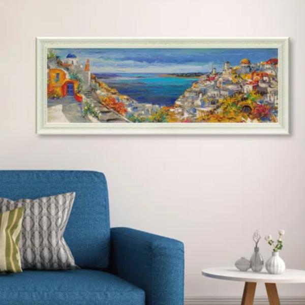 サイズ/約横99×縦38cm内容量/1枚付属品：額（吊金具付き）、額吊紐材質/樹脂フレーム仕様：絵の表面を特殊ゲル加工●イタリアの男性作家ルイージ フローリオのアートフレームです。●絵と額がセットになった商品です。●99cm×38cmサイズ...