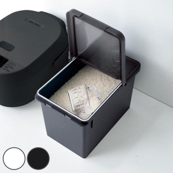 サイズ/約幅18.8×奥行29.6×高さ19.3cmフタを開けた時の高さ：38.5cm計量カップ（持ち手を含まない）：約幅5.6×奥行5.6×高さ7cm容量/6kg米収納量6kg内容量/1個付属品：計量カップ材質/本体・フタ・キャスター・止...