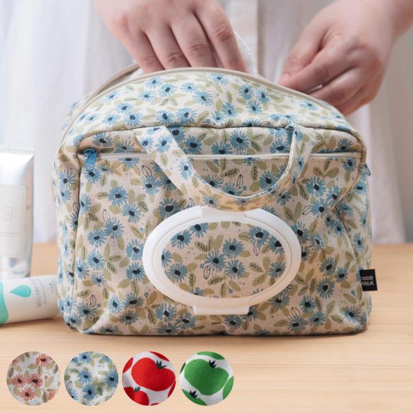 サイズ/約幅22×奥行12×高さ17.5cm※高さ、持ち手含まず内容量/1個材質/本体：綿80％ 麻20％裏：塩化ビニールコーティング一部分：ナイロン100％フタ部分：ポリプロピレン種類/ピンク、サックス、レッド、グリーン生産国/日本製●ベ...