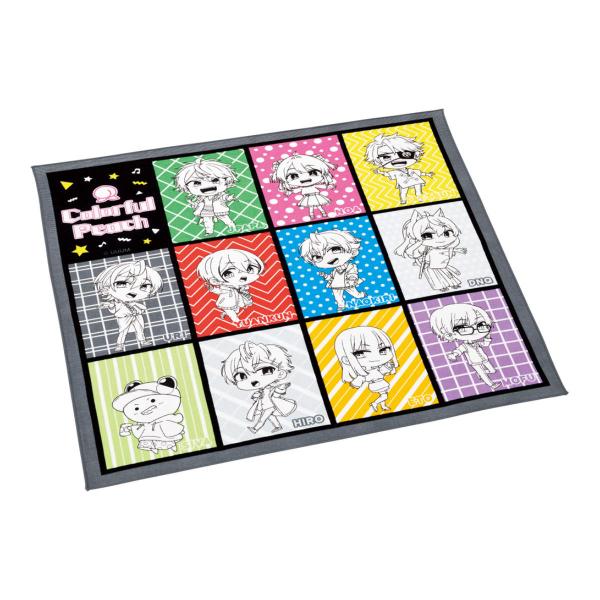 サイズ/約横43×縦43cm重量/約25g内容量/1枚材質/綿100％生産国/日本製●カラフルピーチがデザインされた43×43cmのランチクロスです。●お弁当箱を包んだり、ランチョンマット（ナフキン）としてご使用いただけます。●給食当番や、...