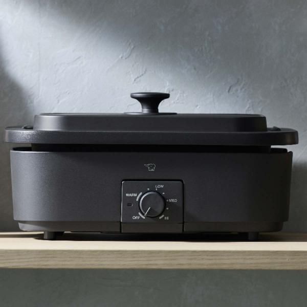 サイズ/深なべ使用時：35.5×26×17.5cm平面プレート、たこ焼きプレート使用時：34×25.5×15cm3枚重ね：35.5×26×20.5cmプレート内寸深なべ：28.5×19×5.5cm平面プレート：28.5×19×2.8cmたこ...