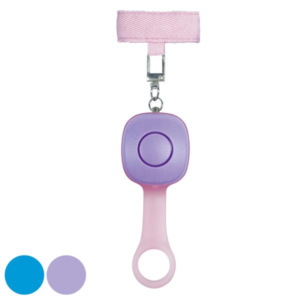 サイズ/約幅4.5×奥行2.7×高さ11.2cm※ベルト、フック除く重量/約57g内容量/1個材質/本体：ABS、TPRベルト：ポリエステルボタン、パッキン：シリコンラバーフック：スチール種類/ブルー、パープル生産国/中国製●夜道も安心7色...